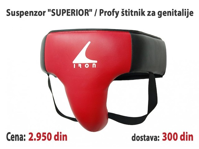 Suspenzor `SUPERIOR` / Profy štitnik za genitalije