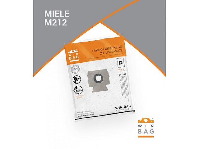 Kese za MIELE usisivače Tip B/Type B/S125-S138 mod M212