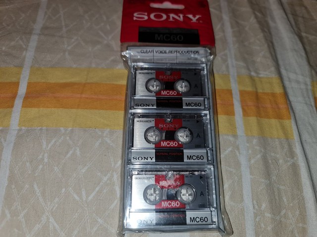 Sony MC60 , 3 komada , U CELOFANU