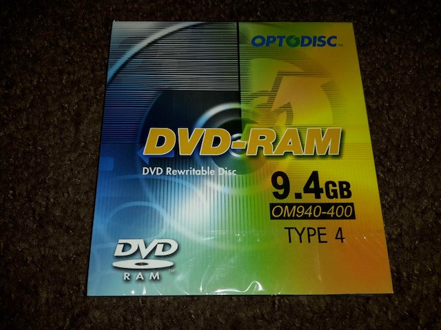 Optodisc DVD-RAM 9.4 GB , U CELOFANU (Type 4)