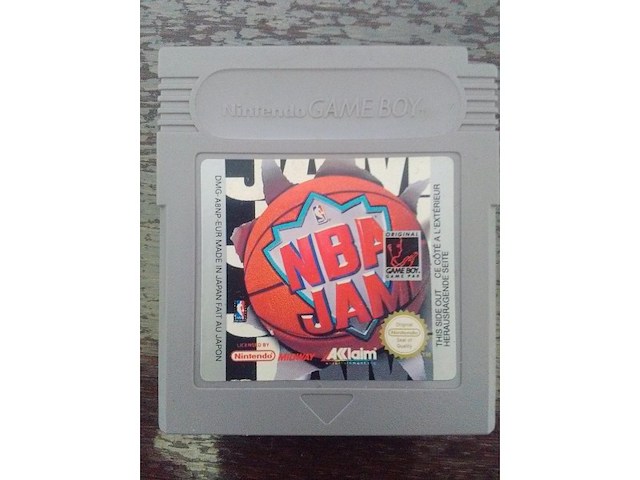 nintendo game boy igric nba jam ispr sa slika