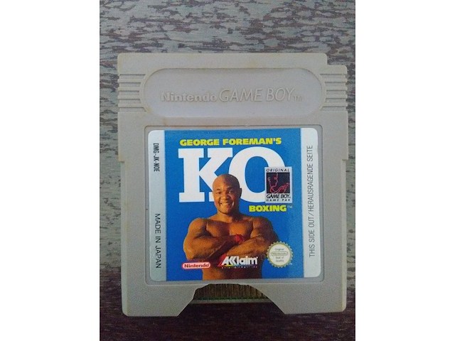 nintendo game boy igric george foreman s  ispr sa slika