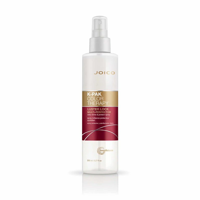 Joico K-Pak Color Therapy Multi-Perfector Spray – Zaštitni sprej za farbanu, oštećenu kosu
Joico K-Pak Color Therapy Multi-Perfector Spray – Zaštitni sprej za farbanu, oštećenu kosu