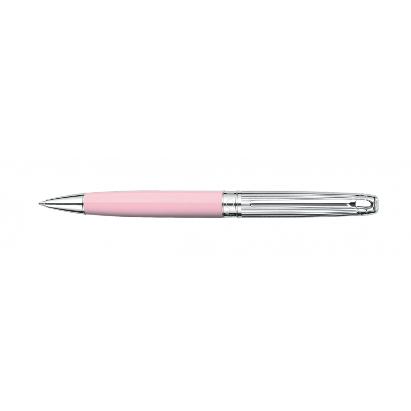 Hemijska olovka LEMAN Bicolor Carand'ache roze-srebrno