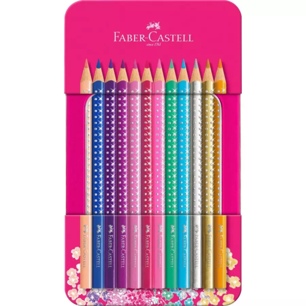 FABER CASTELL Colouring set Metal Box 1/12 201737