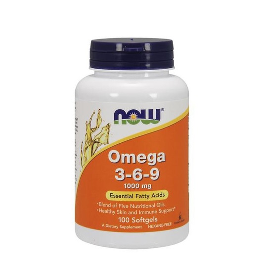 Now Foods omega 3-6-9 (100 gel kapsula)