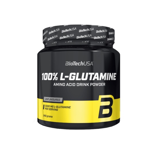 Biotech l-glutamine 100% amino acid (240g)