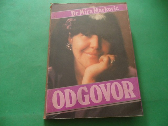 Dr Mira Marković ODGOVOR
