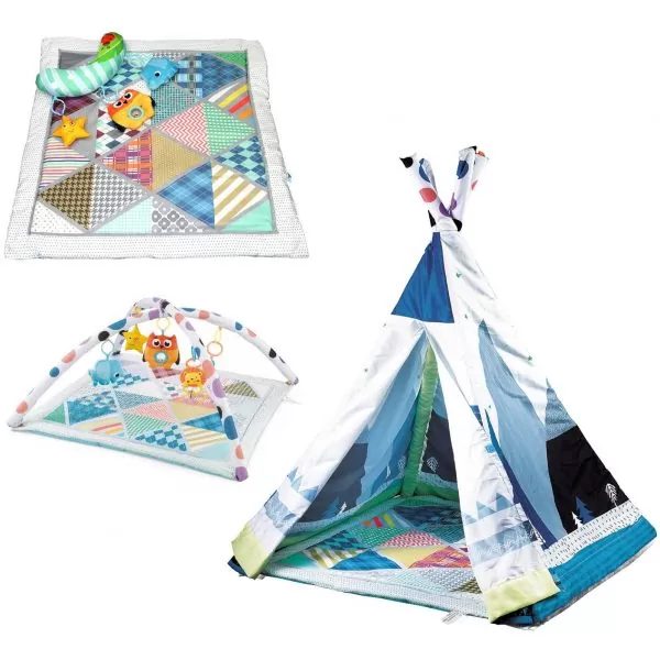 KikkaBoo Podloga za igru šator TEEPEE 2in1 ADVENTURE boy (KKB10248)