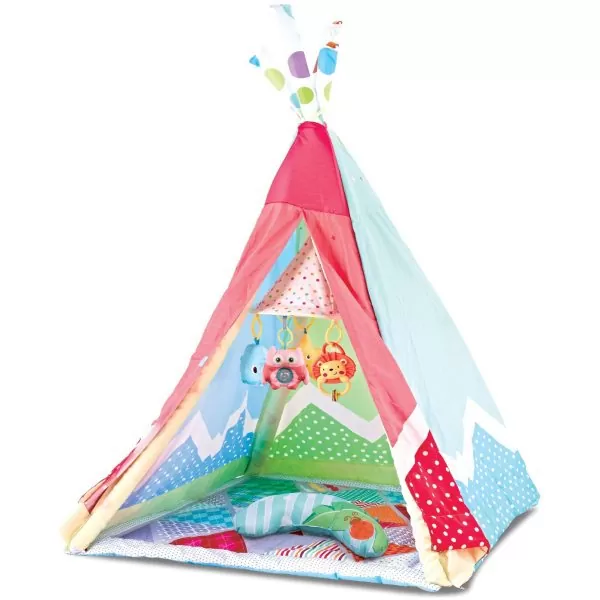 KikkaBoo Podloga za igru šator TEEPEE 2in1 ADVENTURE girl (KKB10249)