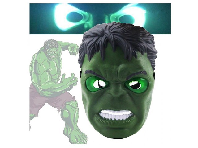 Maska Hulk Led Za Noc Vestica, Halloween, Maskenbal M1