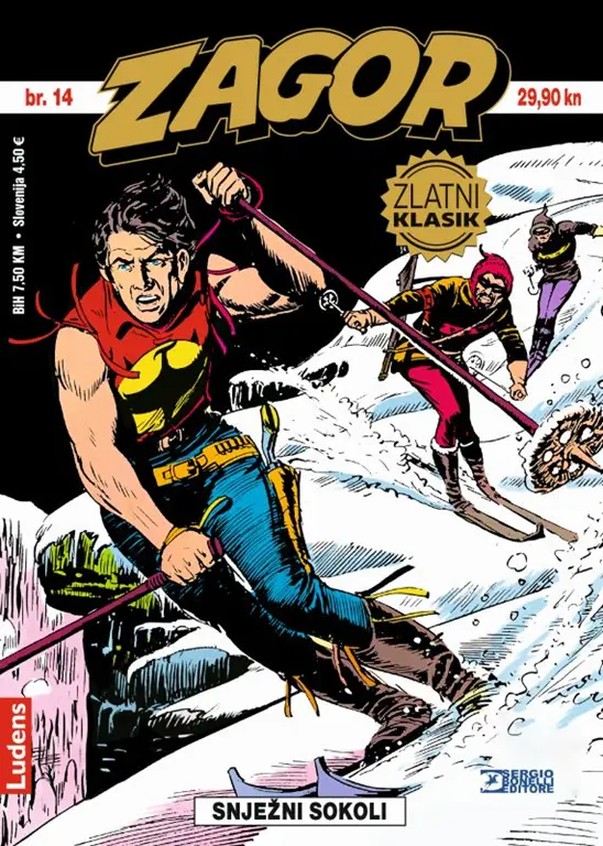 Ludens ZAGOR ZLATNI KLASIK 14 - Snijezni sokoli korica A