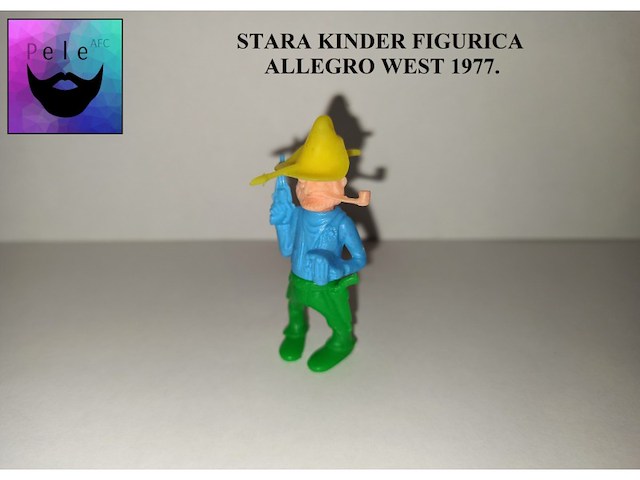 Retro Kinder figurica - Allegro West kauboj Bob 1977.