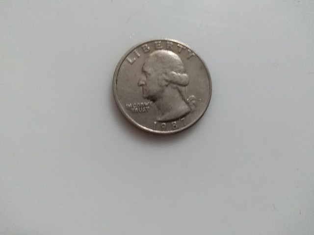 Quarter dolar,D,  USA, 1987.