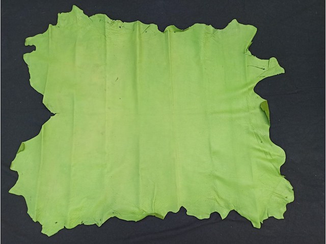 Prirodna koža zelena meka tanka