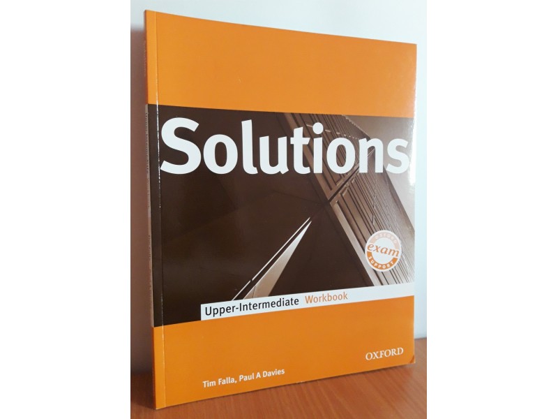 SOLUTIONS Upper-Intermediate Workbook - OXFORD, NOVO!