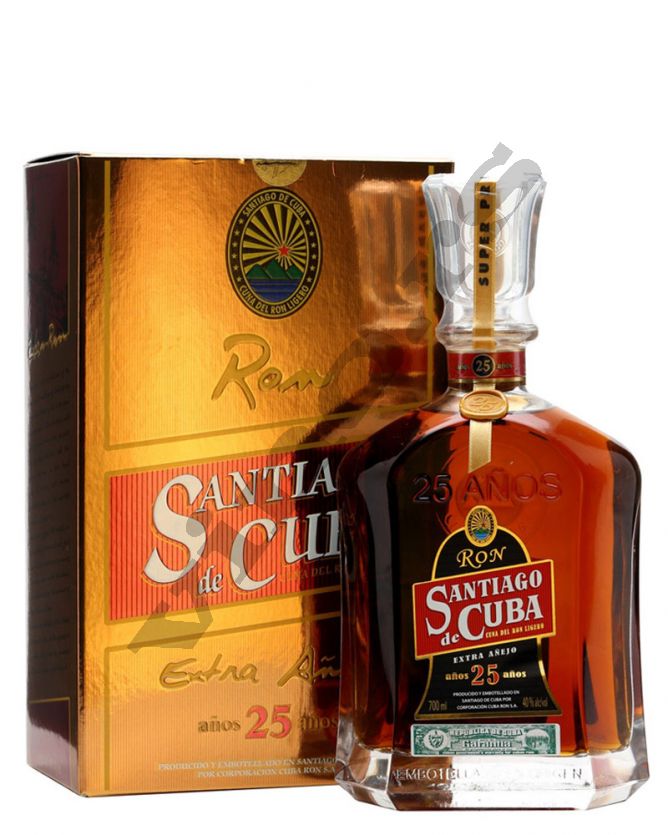 Ron Santiago de Cuba 25 Anos Extra Anejo Rum