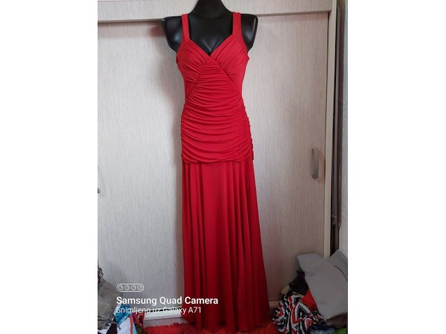 Primadonna crvena duga elegantna haljina XS