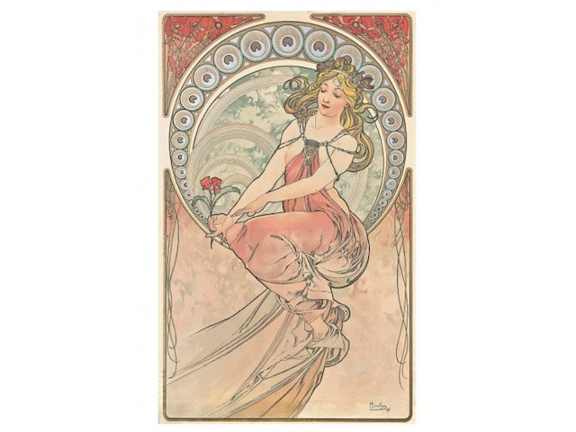 Alphonse Mucha / Alfons Muha reprodukcija A3