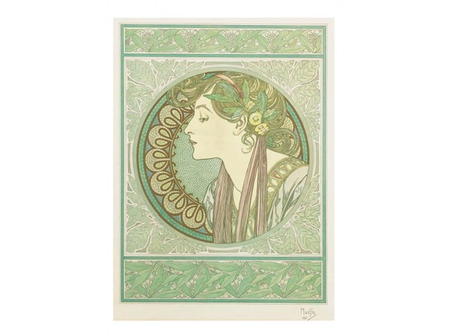 Alphonse Mucha / Alfons Muha reprodukcija A3