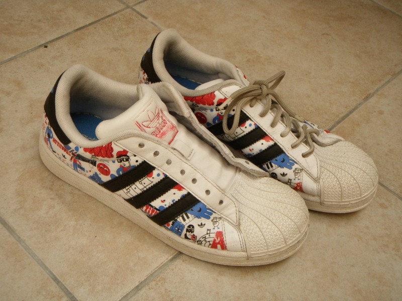 ADIDAS SUPERSTAR DIVNE KOZNE PATIKE VEL 38