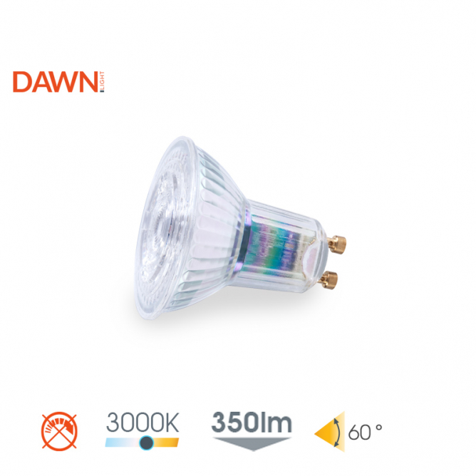 DAWN LED SIJALICA GU10 4.3W 3000K PAR16 50 350lm 60° IP20