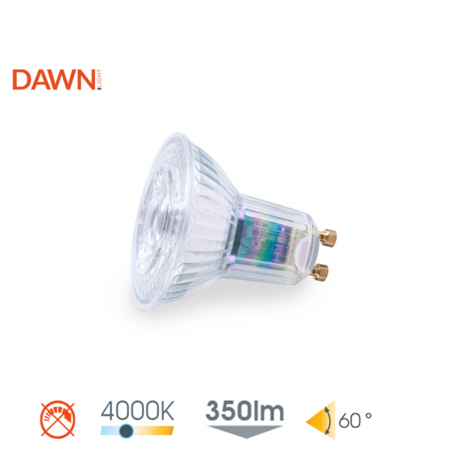 DAWN LED SIJALICA GU10 4.3W 4000K PAR16 50 350lm 60° IP20