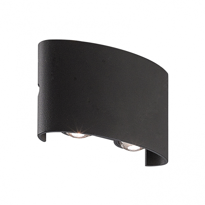 LED SVETILJKA JM 020 ZIDNA 4W 4000K IP54 CRNA