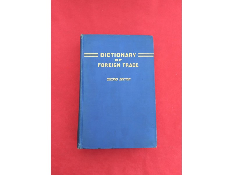 Dictionary of Foreign trade