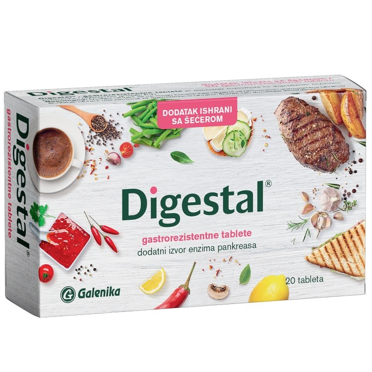 Digestal 20 tableta