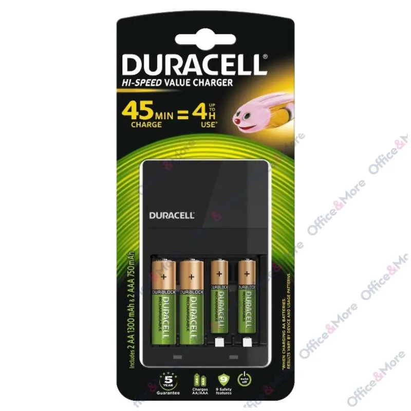 DURACELL PUNJAČ VALUE CEF14 + (2xAA 2xAAA)