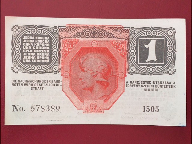 1 KRONE 1916 aUNC