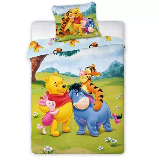 Posteljina za bebe Winie the Pooh i drugari