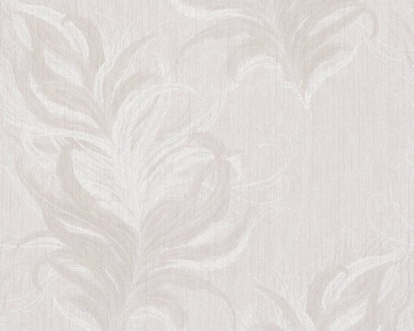 Livingwalls Wallpaper «Baroque, Cream, White» 380091