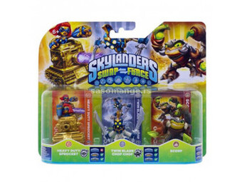 Skylanders SWAP Force Triple Pack C (Star Strike + Gill Grunt + Trigger Happy)