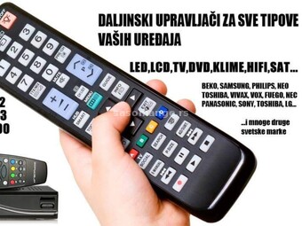 Daljinski upravljaci na veliko i malo BUCO DALJINSKI