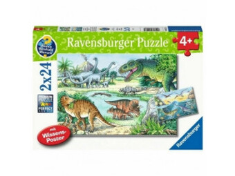 Ravensburger puzzle (slagalice) - Dinosaurusi na svom staništu RA05128