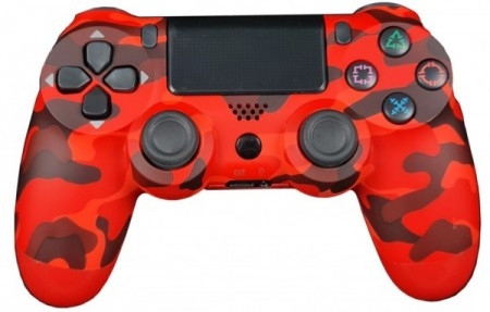 Gembird JPD-wireless-thrillershock PC/PS4 RED CAMO gembird bezicni gamepad sa dvostrukom vibracijom