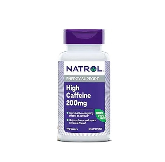 Natrol INC high caffeine, 200mg (100 tableta)