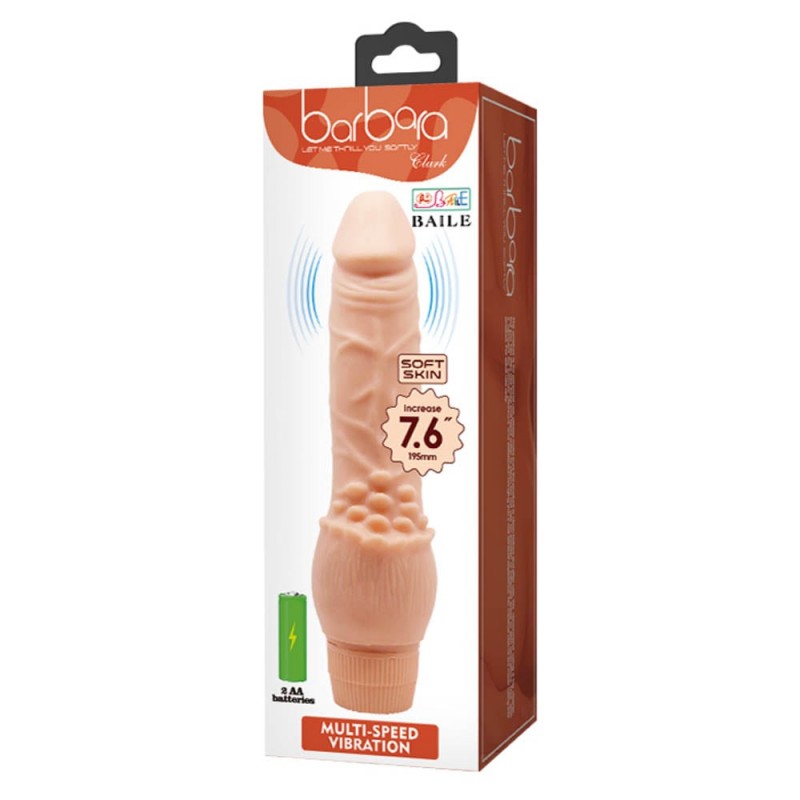 Barbara Clark Realistic MulSpeed Vibrator 7,6inch BW 1001R