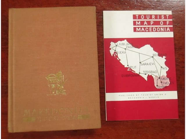 Makedonija Jugoslavija Tourist Guide Book 1961.