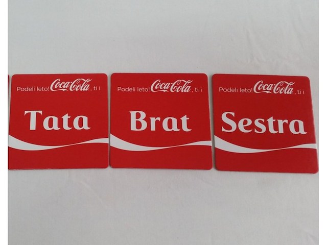 Podmetači `Coca Cola`