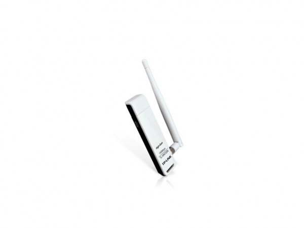 TP-LINK Wi-Fi USB Adapter 150Mbps High Gain, USB 2.0, 1x eksterna antena