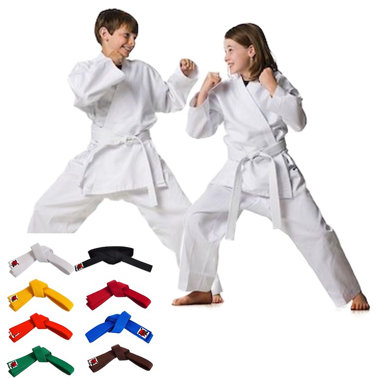 3 Deblja kimona za aikido i karate za decu SA POJASOM