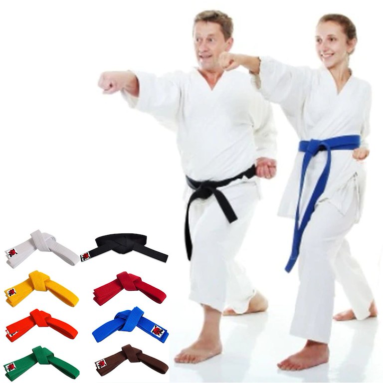 4 Borilačka oprema za karate za odrasle – kimono+pojas