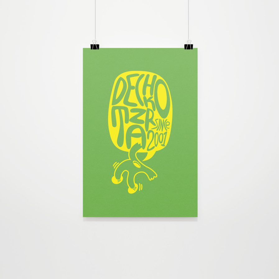 Head pop dude poster