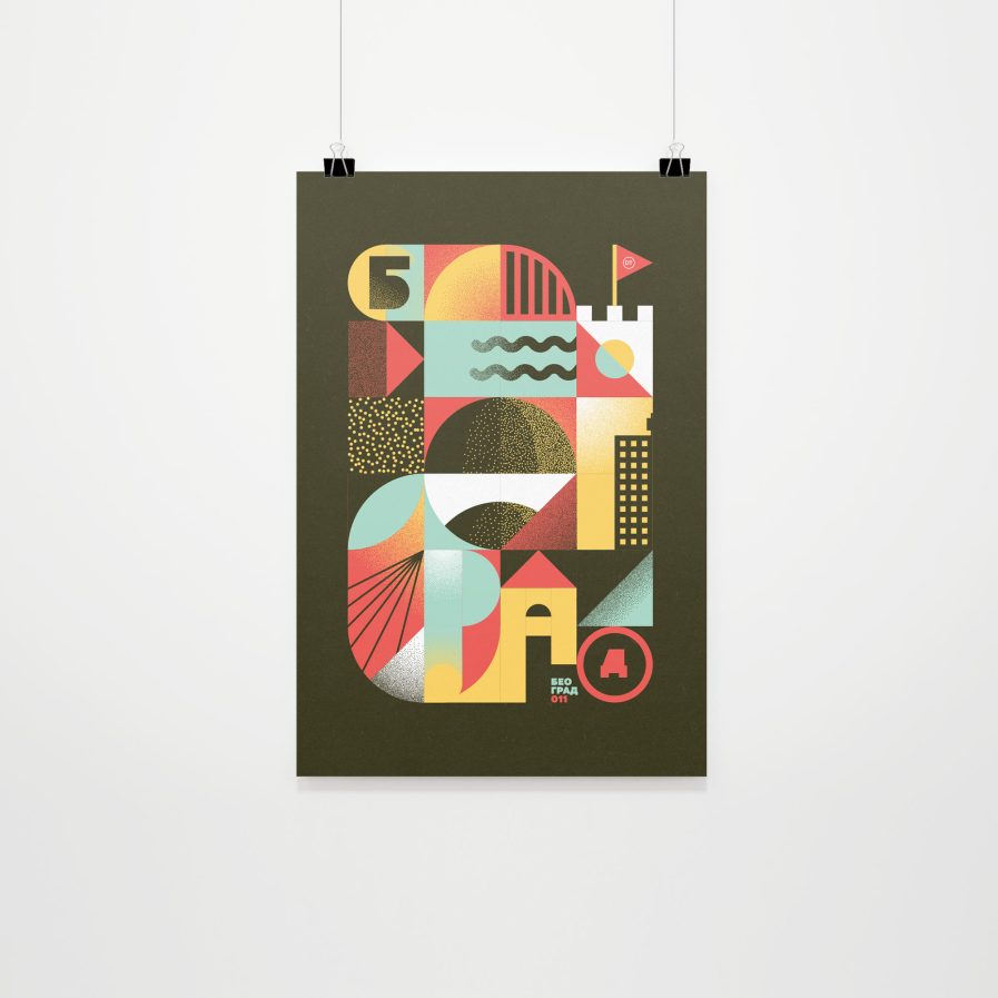 BGD Shapes, poster