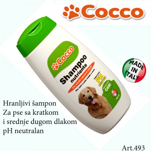 Blagi šampon za pse sa COCCO mirisom