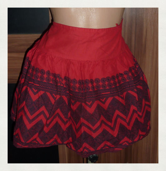 ATMOSPHERERE Crveno Crna Mini Suknja