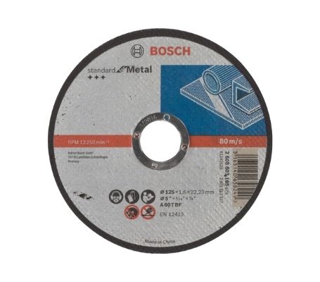 Bosch rezna ploča ravna 125mm Standard za Metal